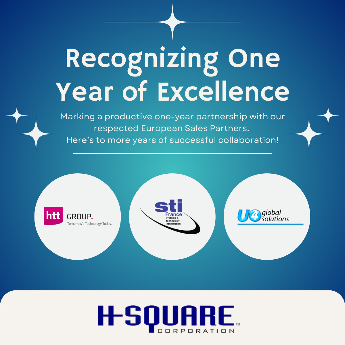 Recognizing One Year of Excellence | H-Square Corp.